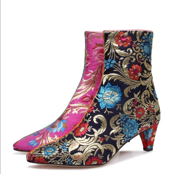 Beau Coops | Shoes | Beau Coops Raissa Brocade Boot | Poshmark